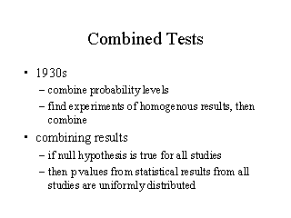 Combined Tests